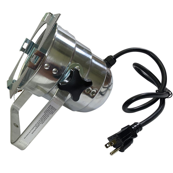 BulbAmerica PAR 38 CAN Polished Chrome Short fixture