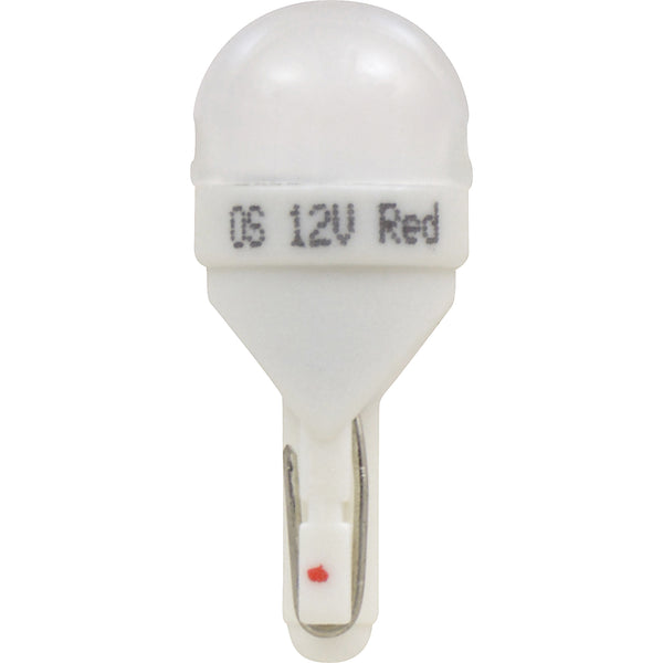 SYLVANIA 2825 T10 W5W Red LED Automotive Bulb – BulbAmerica