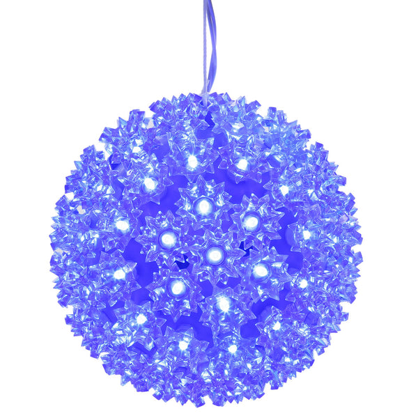 Vickerman 50Lt x 6" LED Blue Starlight Sphere – BulbAmerica